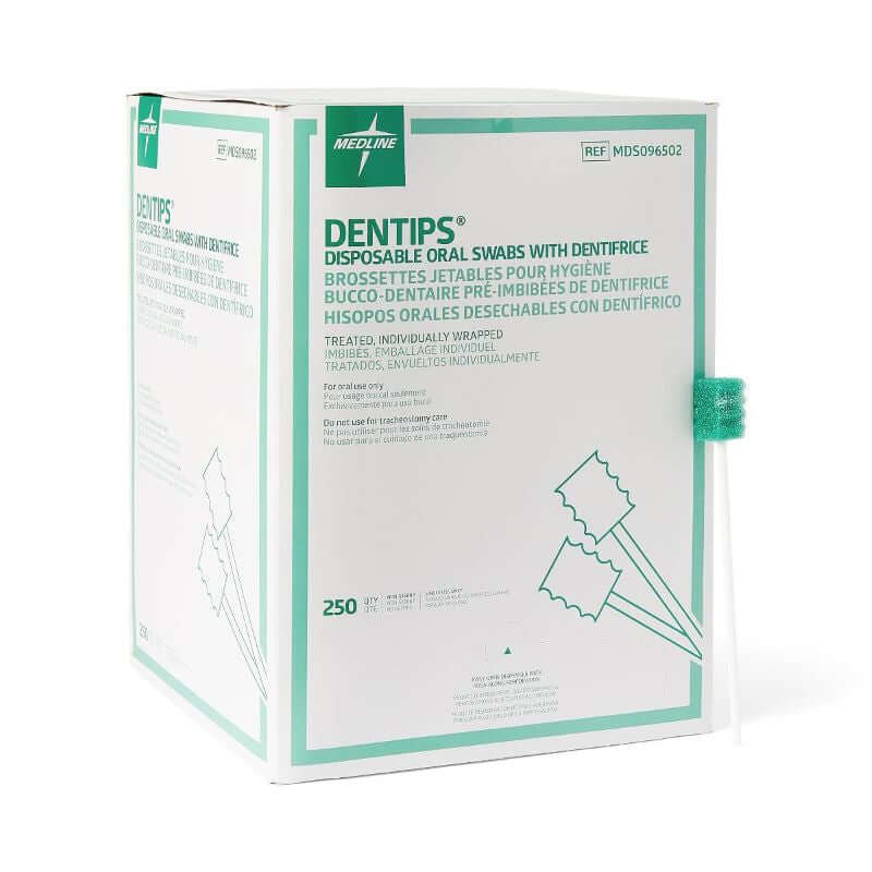 Dentips Mouth Swabs, Treated and Untreated | Magic Medical
